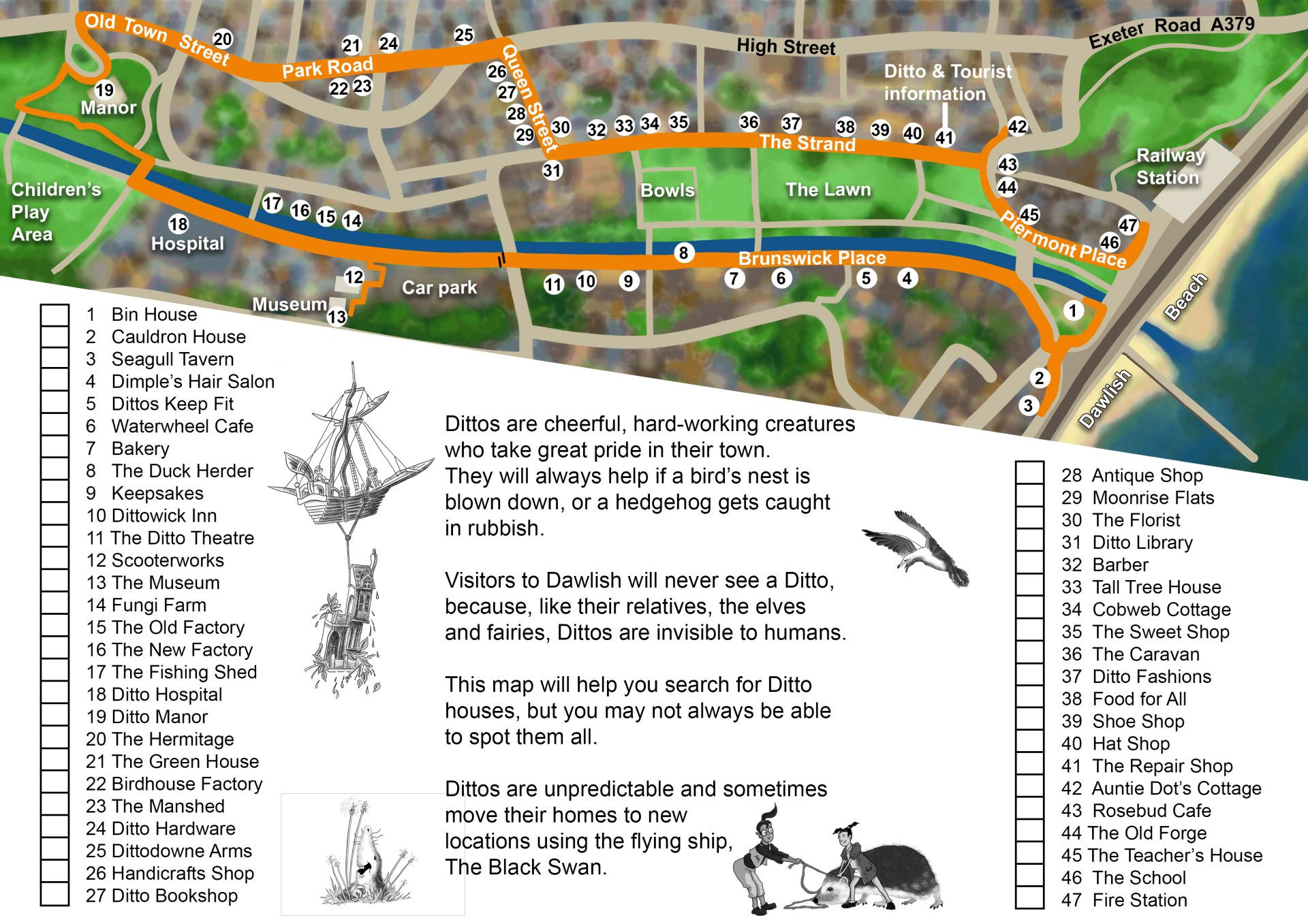 Discover the Magical Dittos of Dawlish - Splat Attack